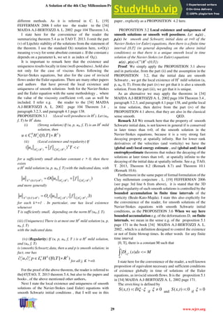 A Solution Of The 4Th Clay Millennium Problem About The Navier-Stokes ...