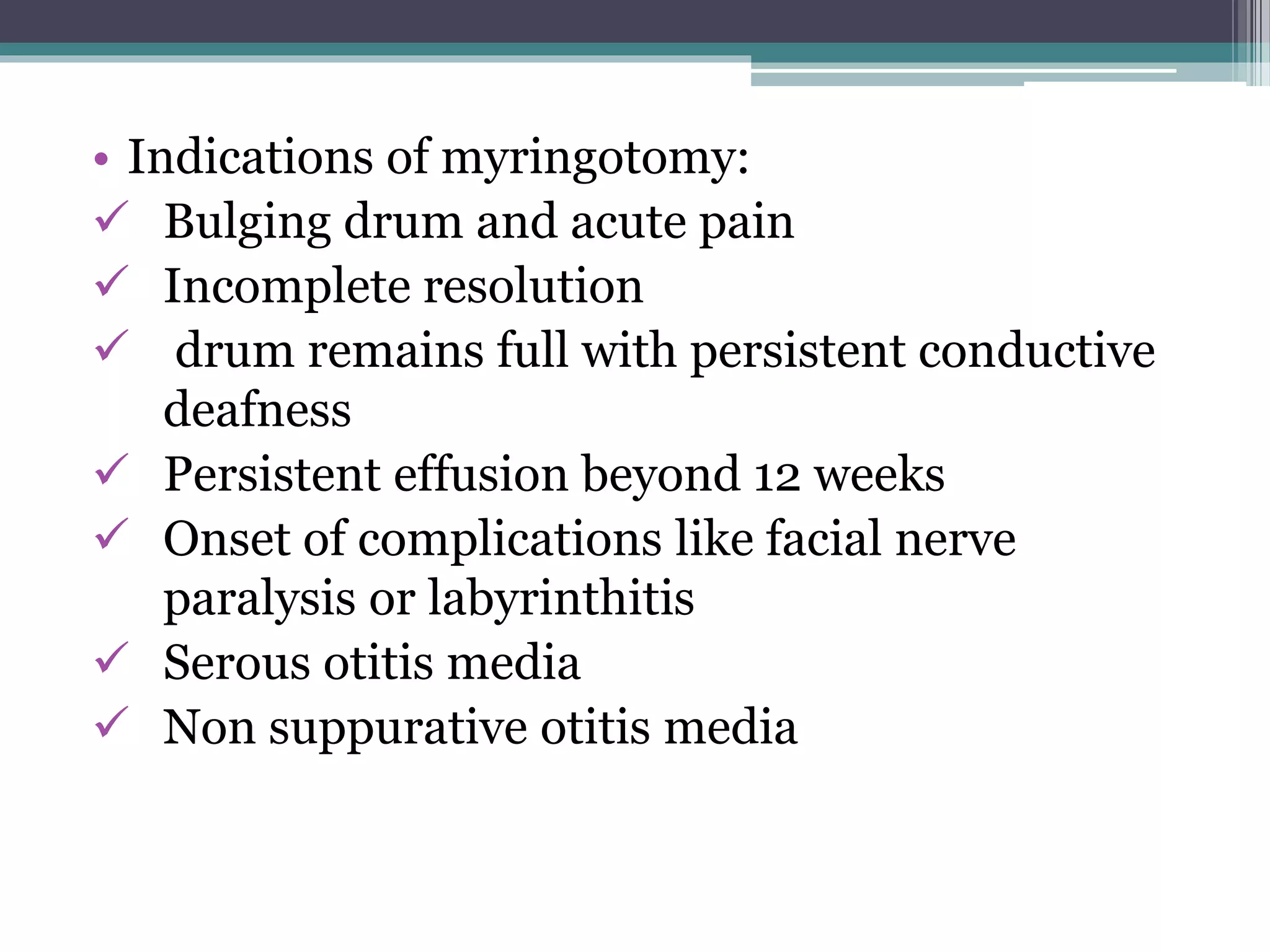 acute suppurative otitis media | PPTX