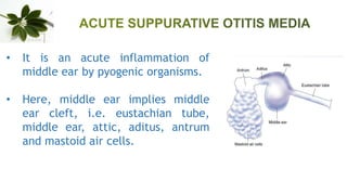 ASOM.pptx | Ear, Nose and Throat Conditions | Diseases and Conditions