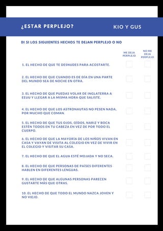 Asombro y naturaleza cuaderno | PDF