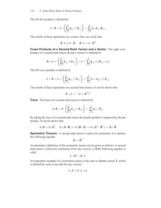 A some basic rules of tensor calculus | PDF