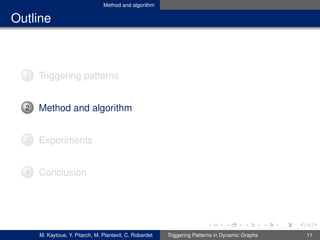 Triggering patterns of topology changes in dynamic attributed graphs | PPT