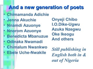 A song out of the bag: the Publishing of Igbo Poetry in Nigeria | PPT