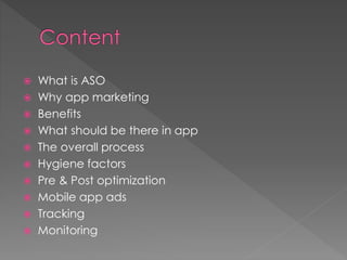 ASO Presentation For Beginners | PPTX