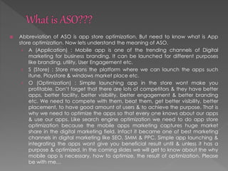 ASO Presentation For Beginners | PPTX