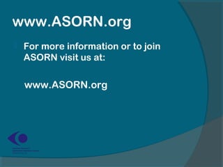 Asorn meeting opener_11.2012