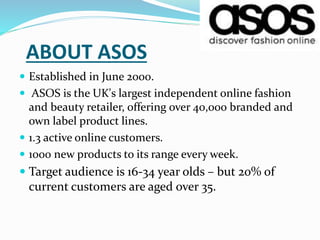 Asos case slides | PPTX