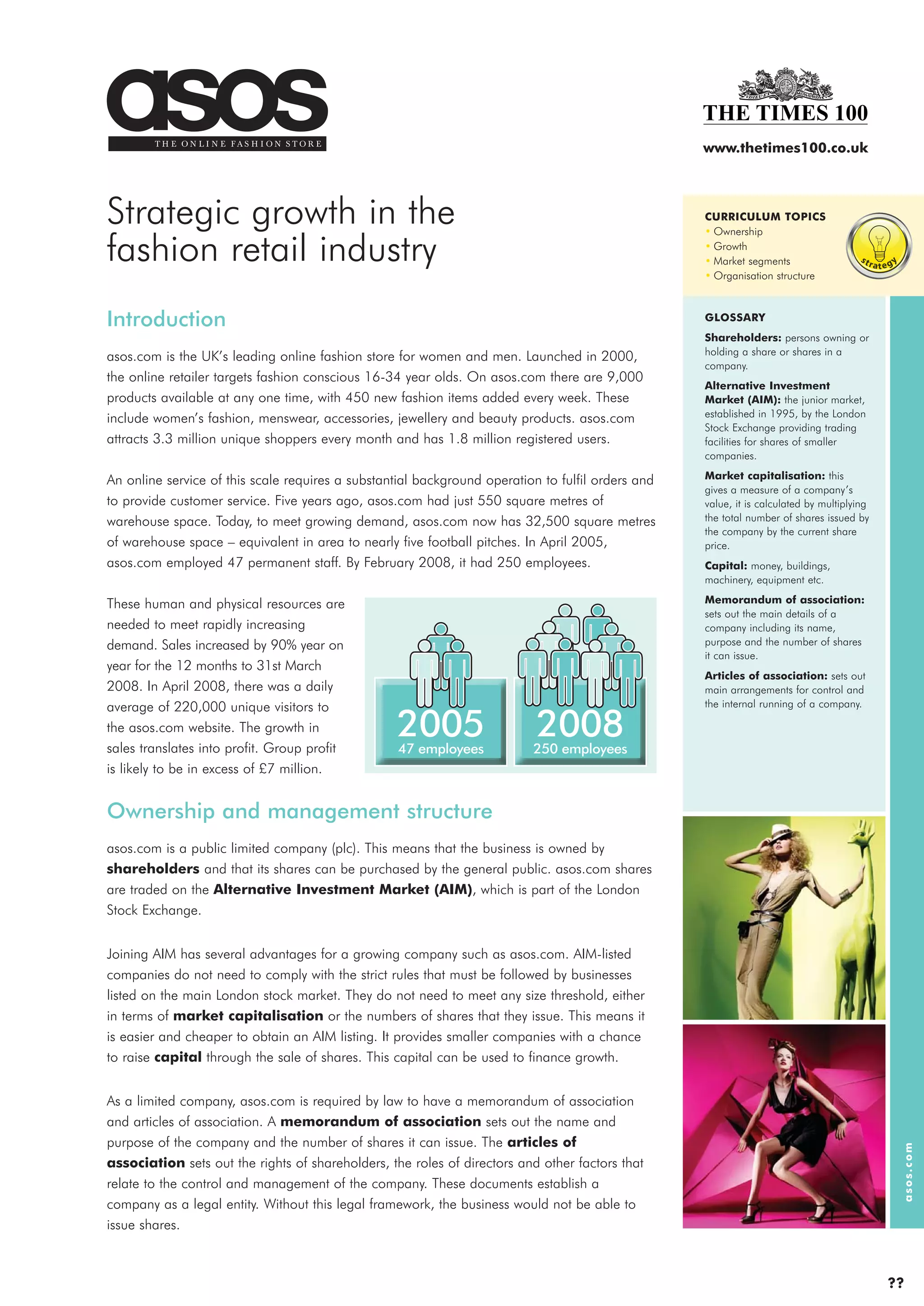 Asos case study retail fashion | PDF