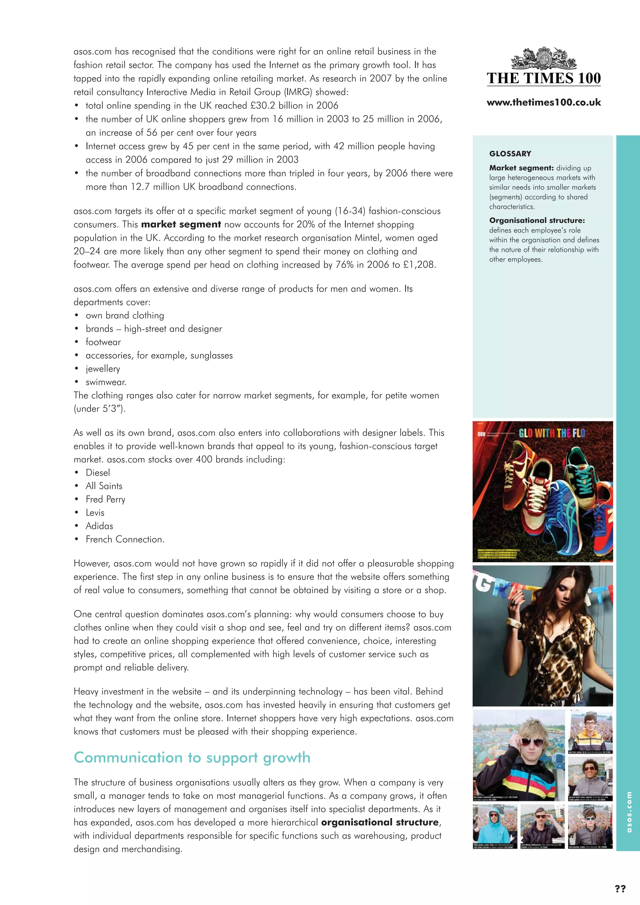 Asos case study retail fashion | PDF