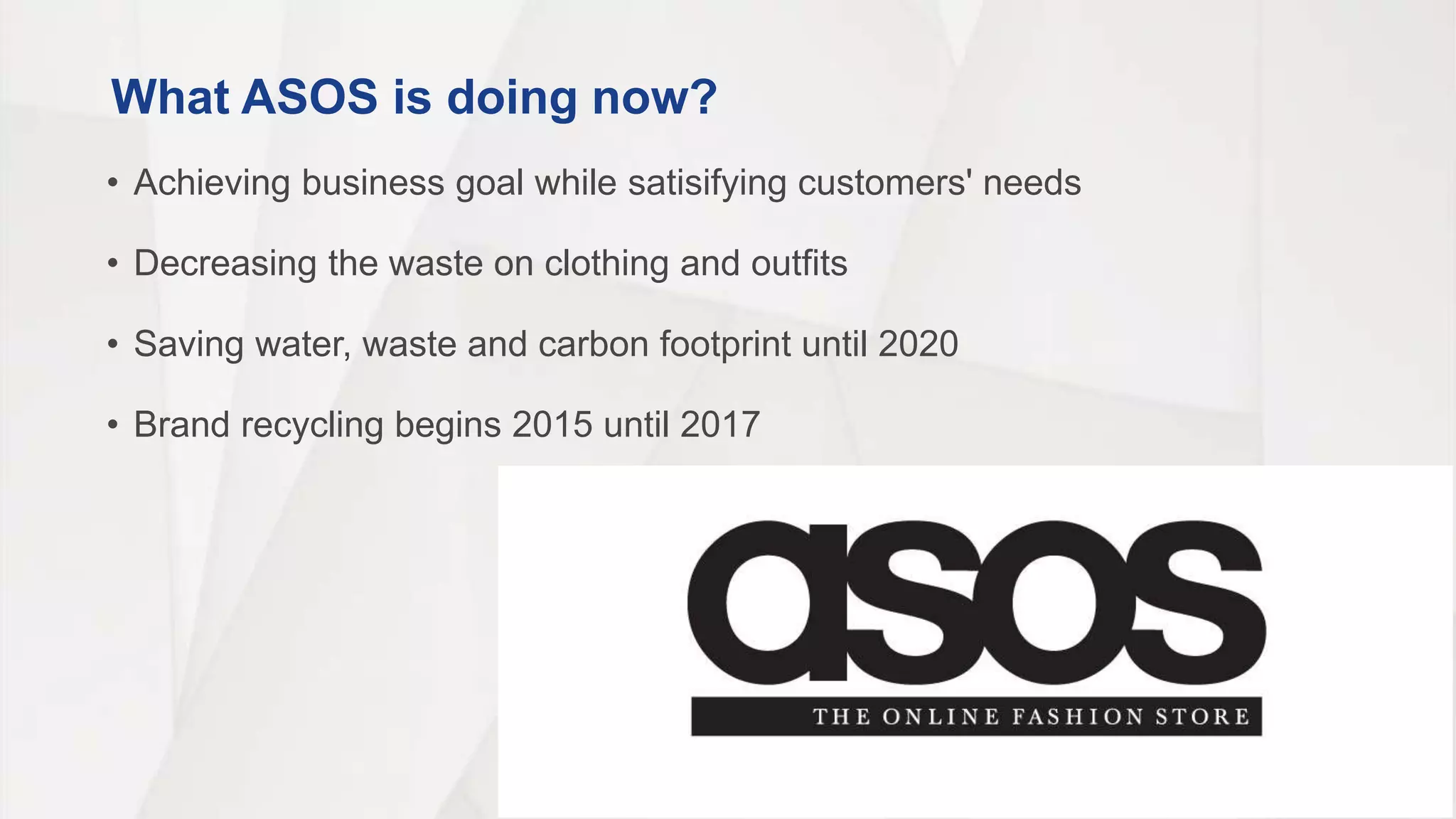 ASOS digital marketing strategy | PPTX