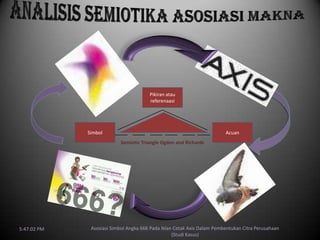 Asosiasi Simbol Angka 666 Pada Iklan Cetak Axis ( S I D A N G) | PPTX