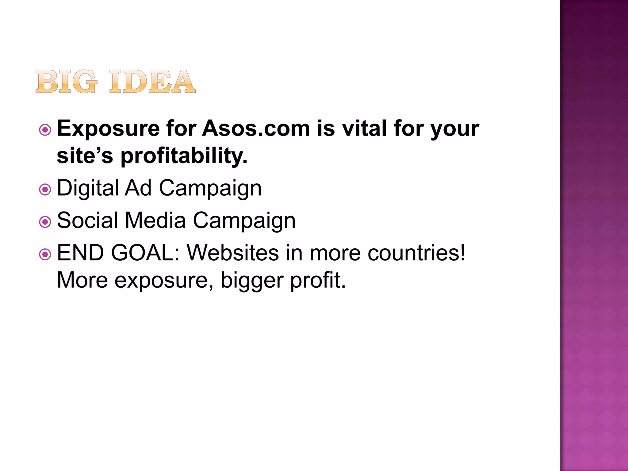 Asos presentation | PPT