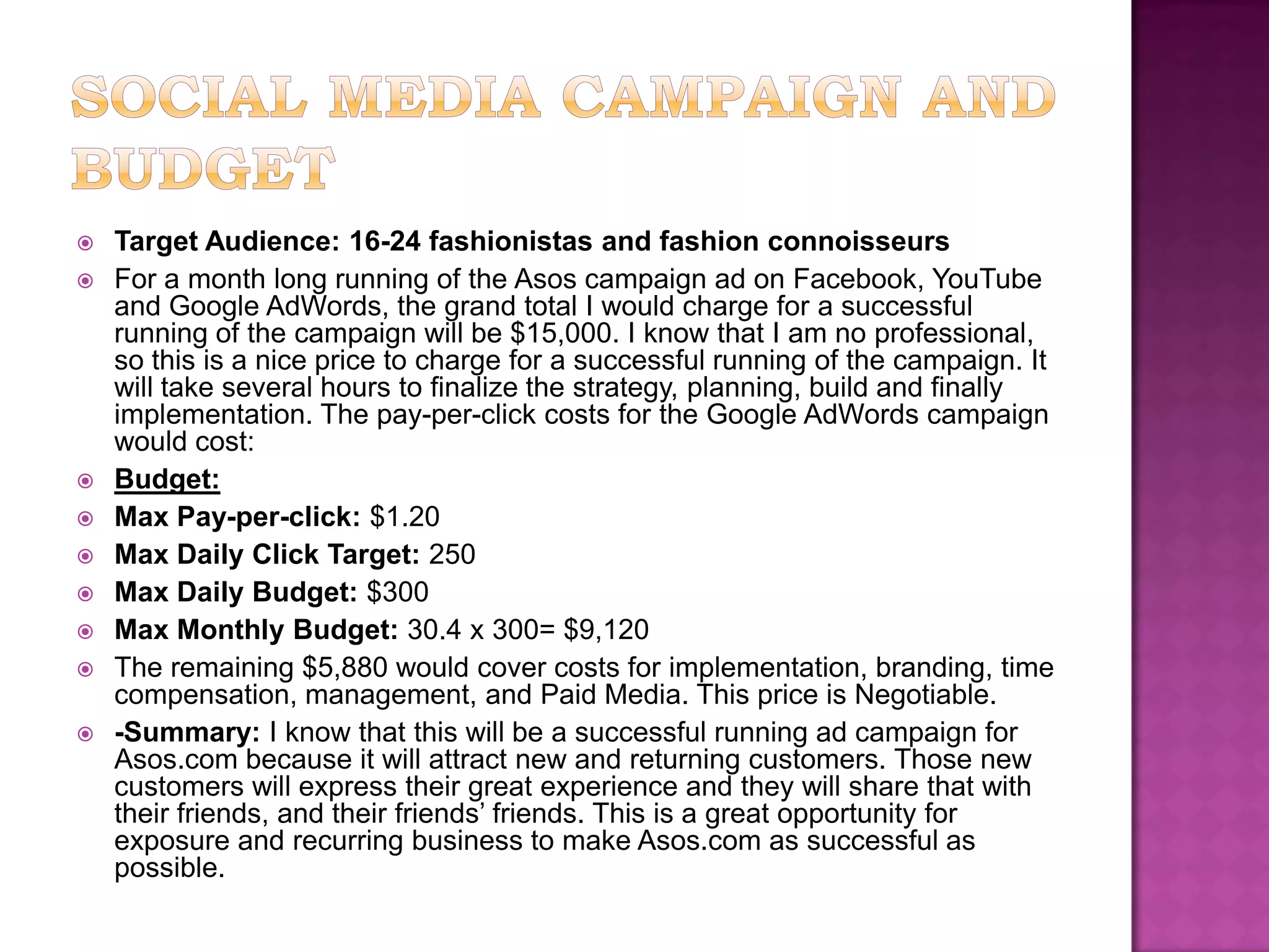 Asos presentation | PPT