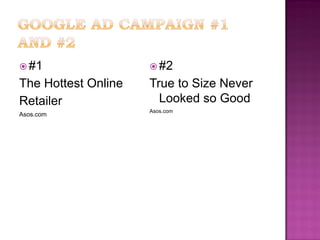 Asos presentation | PPT