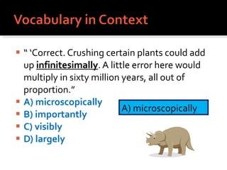 "A Sound of Thunder" Vocabulary | PPT