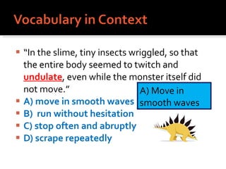 "A Sound of Thunder" Vocabulary | PPT