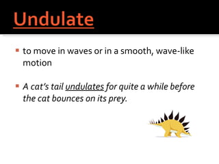"A Sound of Thunder" Vocabulary | PPT