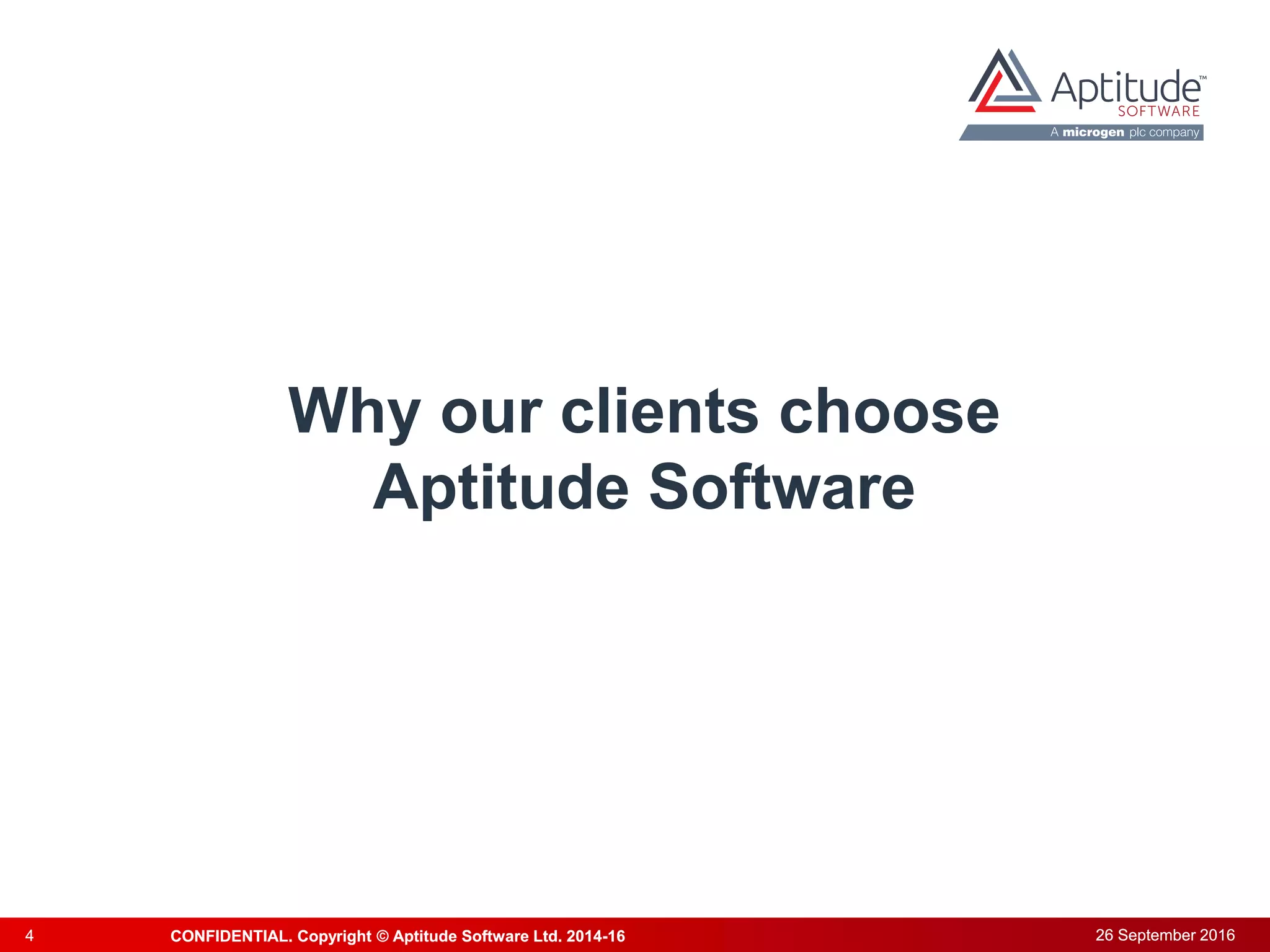 Introduction to Aptitude Software | PPTX