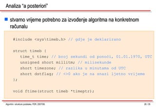 Algoritmi i strukture podataka | PPT