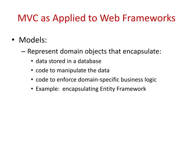 Asp 1-mvc introduction | PPT