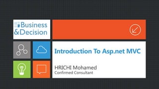 Asp.net MVC training session | PPT