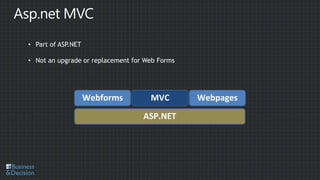 Asp.net MVC training session | PPT