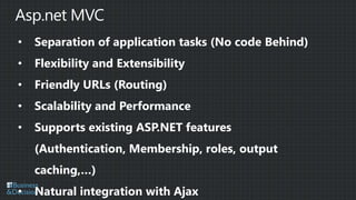 Asp.net MVC training session | PPT