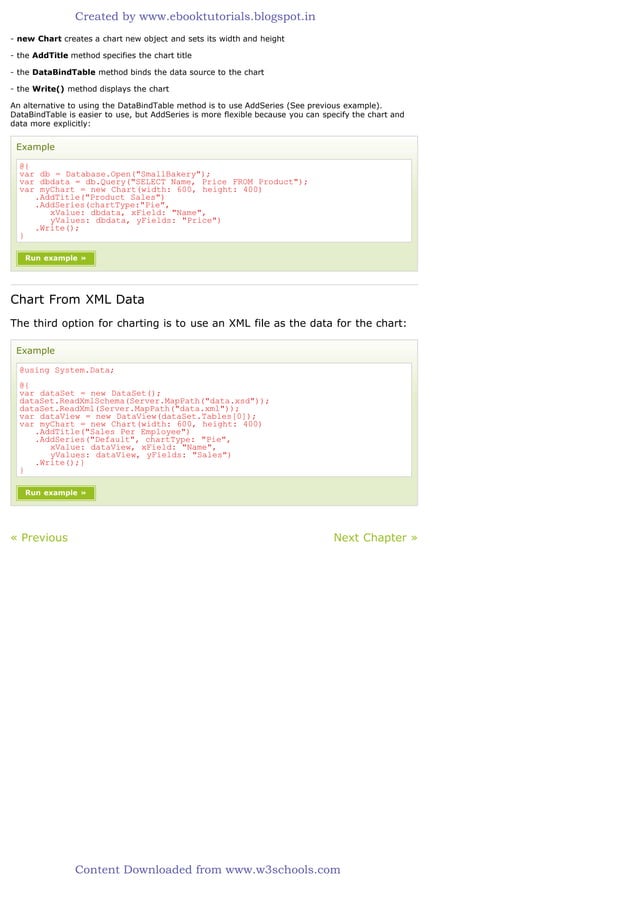 Asp.net w3schools | PDF