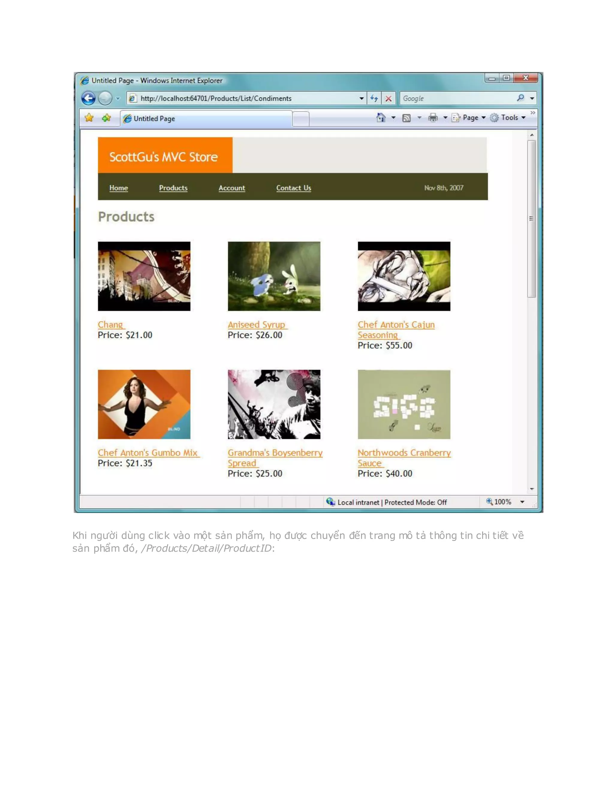 Asp.net mvc framework qua cac vi du | PDF