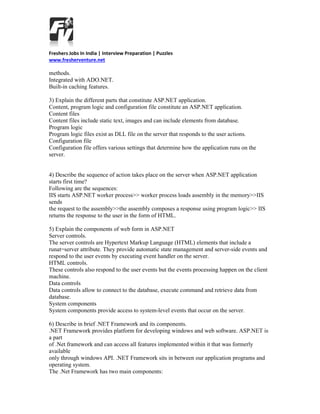 Asp.net+interview+questions+and+answers | PDF