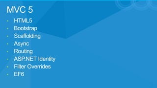Asp.Net MVC 5 | PPT