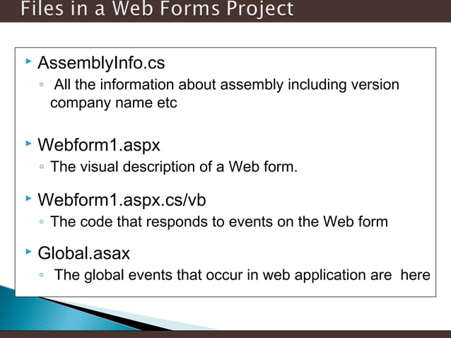 The complete ASP.NET (IIS) Tutorial with code example in power point slide show | PPT | Web ...