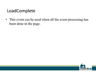ASP.NET Page Life Cycle | PPT