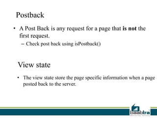 ASP.NET Page Life Cycle | PPT