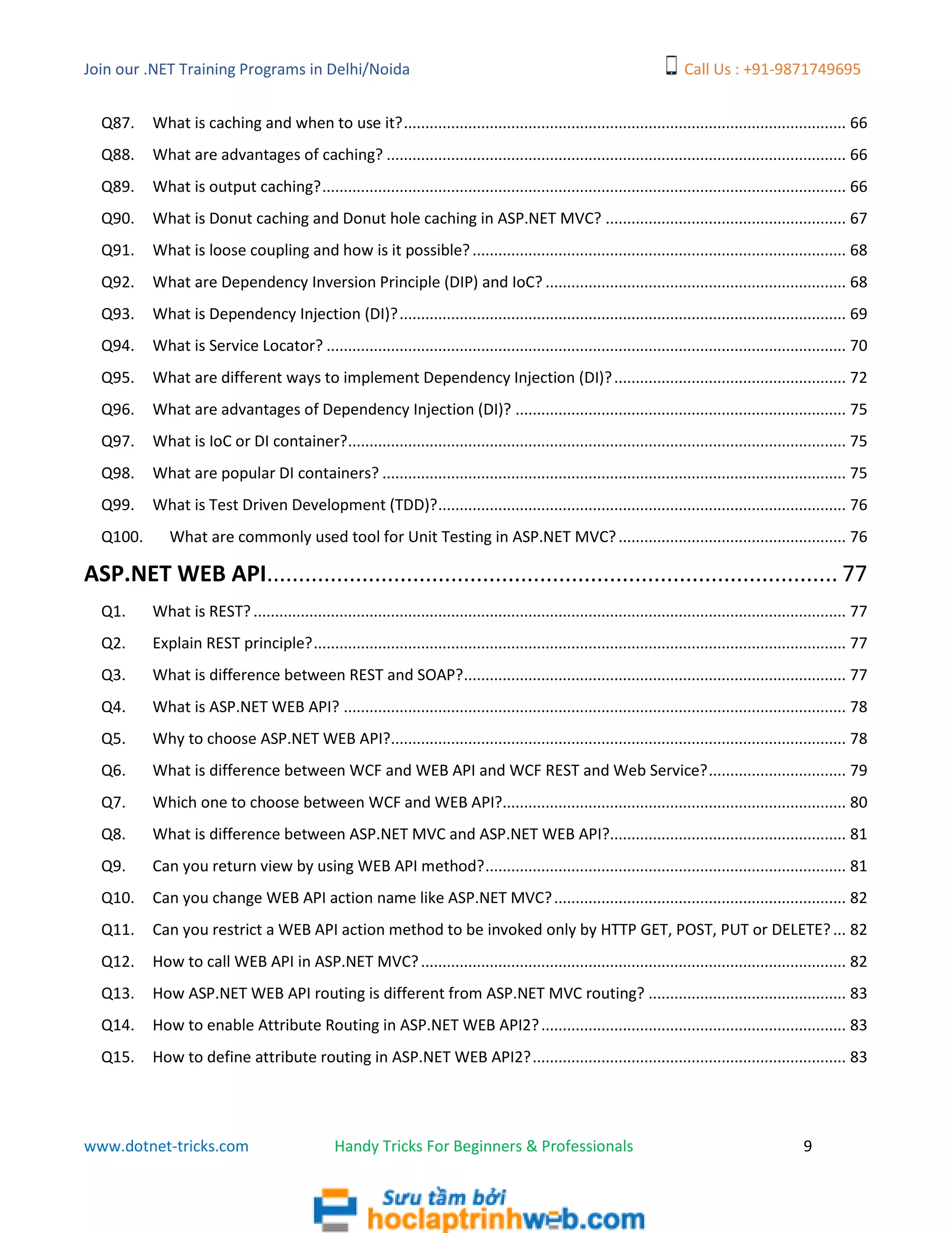 Asp.net mvc interview questions & answers by shailendra chauhan | PDF