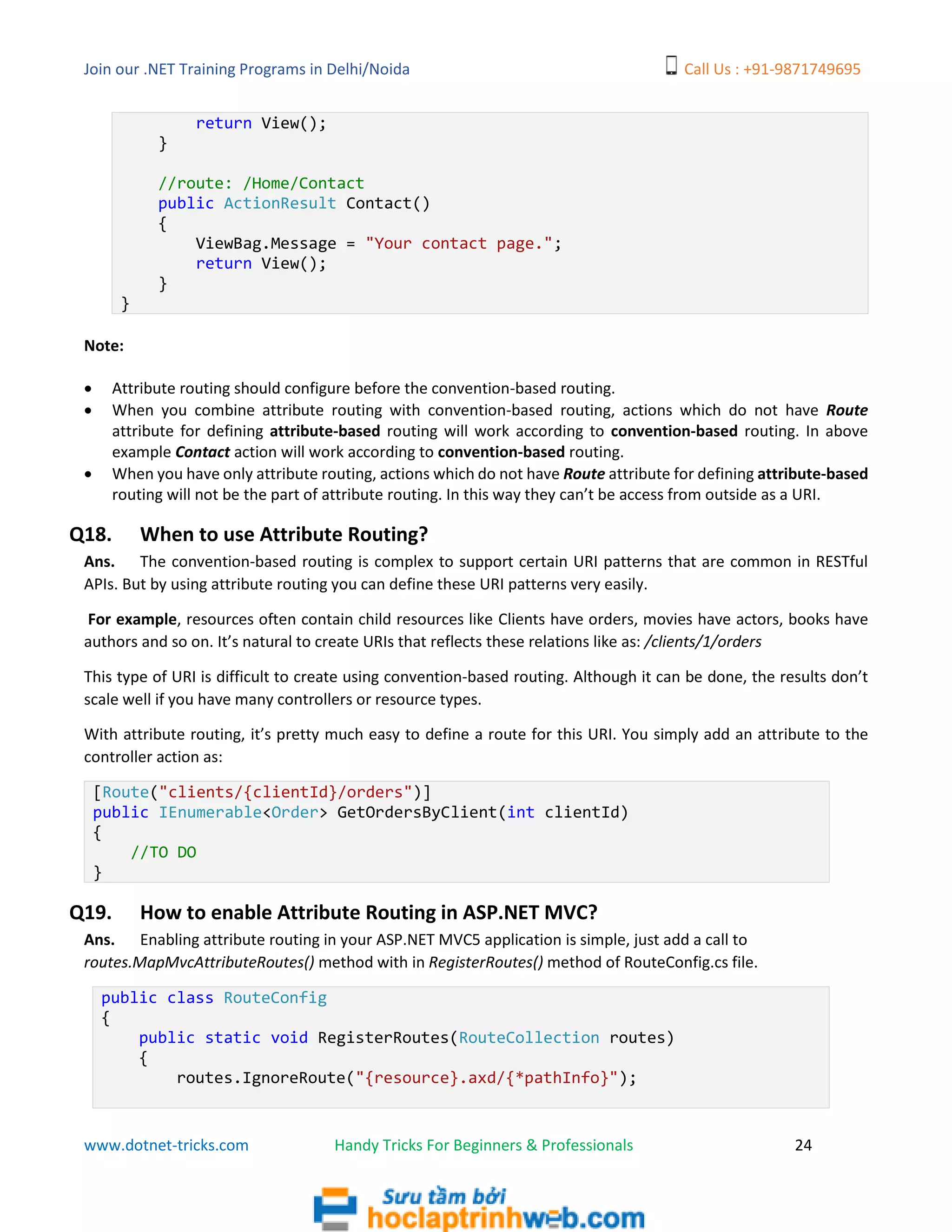 Asp.net mvc interview questions & answers by shailendra chauhan | PDF