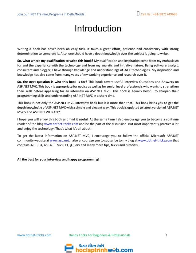 Asp.net mvc interview questions & answers by shailendra chauhan | PDF