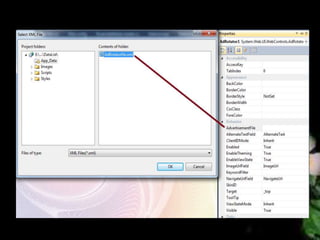 AdRotator and AdRepeater Control in Asp.Net for Msc CS | PPTX