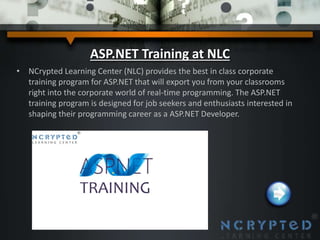 Asp.net Training at NCrypted Learning Center | PPT