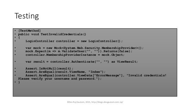 Asp Net Mvc Introduction And Guidelines