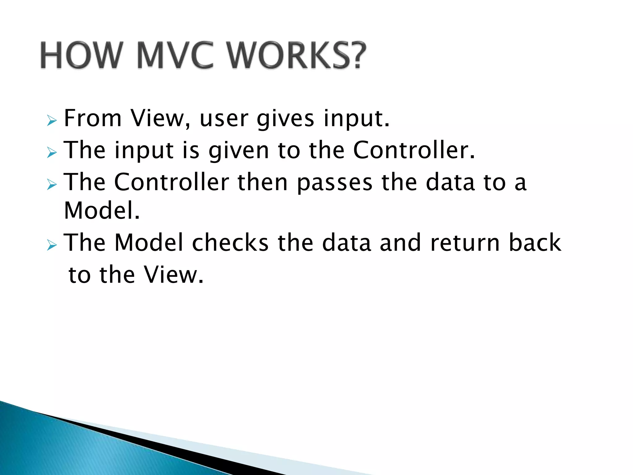 ASP.NET MVC. | PPTX | Web Design and HTML | Internet