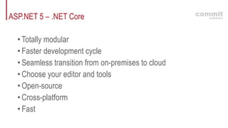 ASP.NET - Building Web Application..in the right way! | PPT
