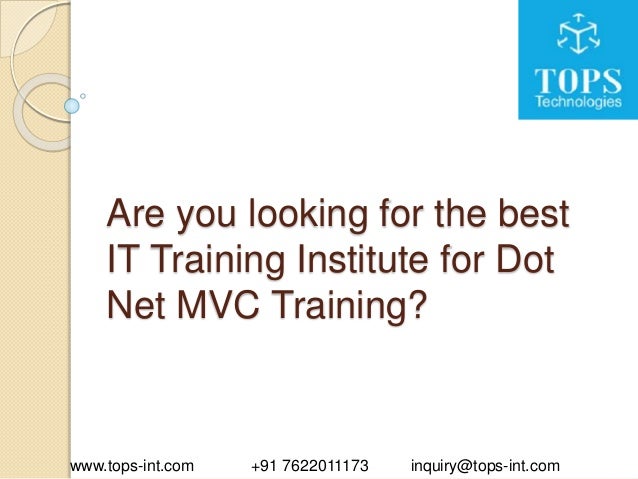 Aspnet Mvc Training Course In Ahmedabad Dot Net Mvc Classes 3533