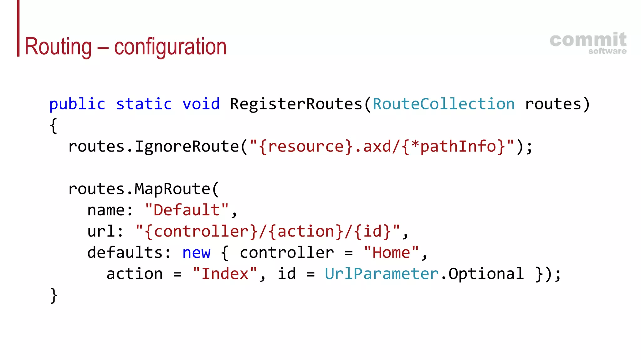 ASP.NET - Building Web Application..in the right way! | PPT