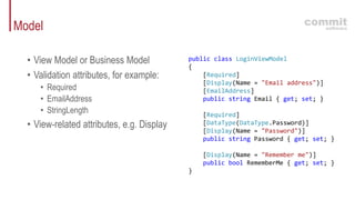 ASP.NET - Building Web Application..in the right way! | PPT