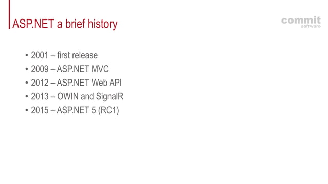 ASP.NET - Building Web Application..in the right way! | PPT