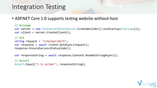 Asp.net core 1.0 (Peter Himschoot) | PPT
