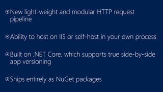 ASP.NET Core – Deep Dive on Building a Real Website | PPT