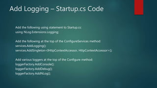 ASP.NET Core For The Agile Enterprise | PPT | Free Download