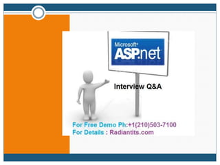 Asp.net online training | PPT